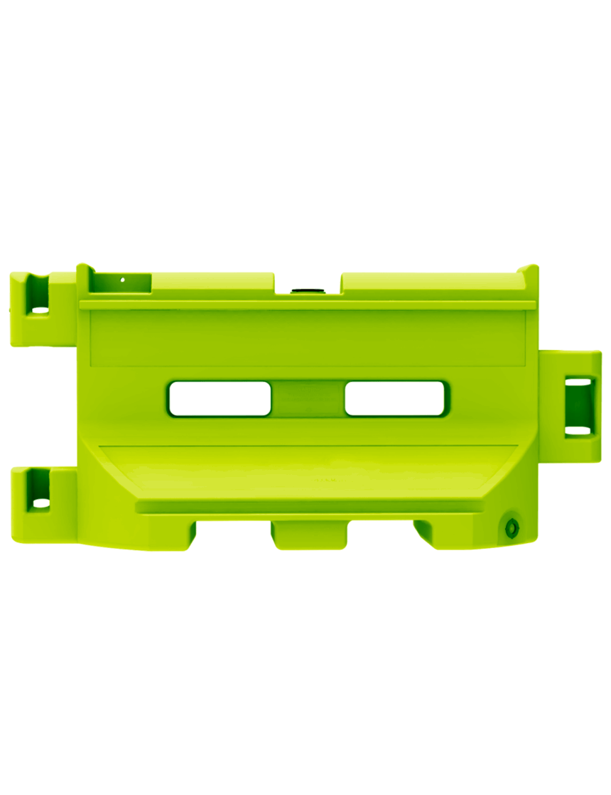 36" Interlocking Construction Barrier | WB36GRN | Airport Safety Store