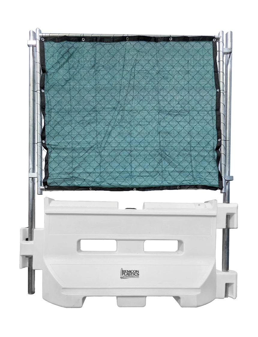 36" Interlocking Construction Barrier | WB36WHT-OPF-PFG | Airport ...