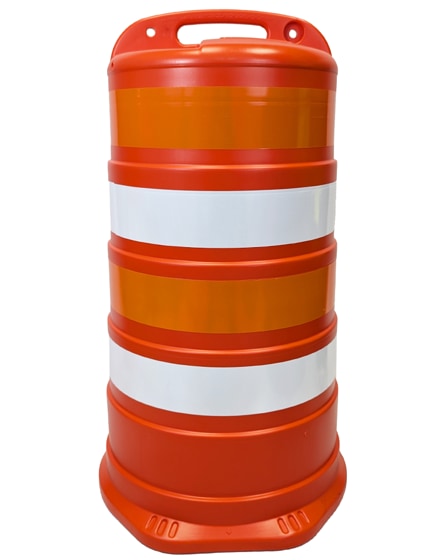 Plastic Barricade Channelizer Drums | Traffic Safety Store