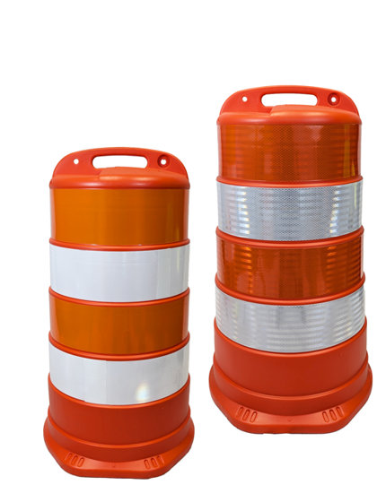 Plastic Barricade Channelizer Drums | Traffic Safety Store