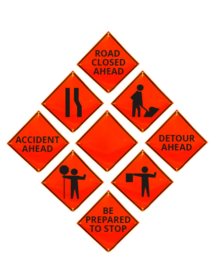 Roll Up Traffic Signs - Construction Signs | Traffic Safety Store