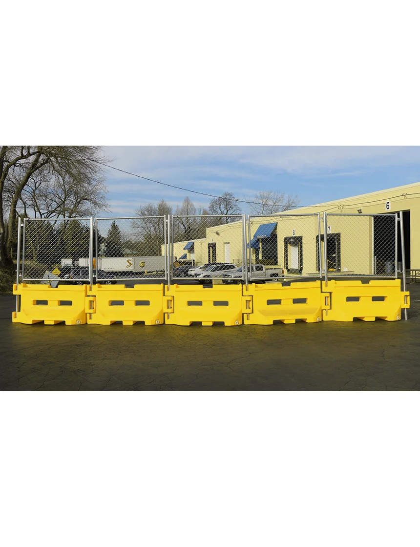 36" Interlocking Construction Barrier | WB36YEL-OPF | Airport Safety Store
